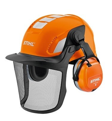 Stihl Advance X-Vent BT Chainsaw Safety Helmet, Blue Tooth Ear Defender ...