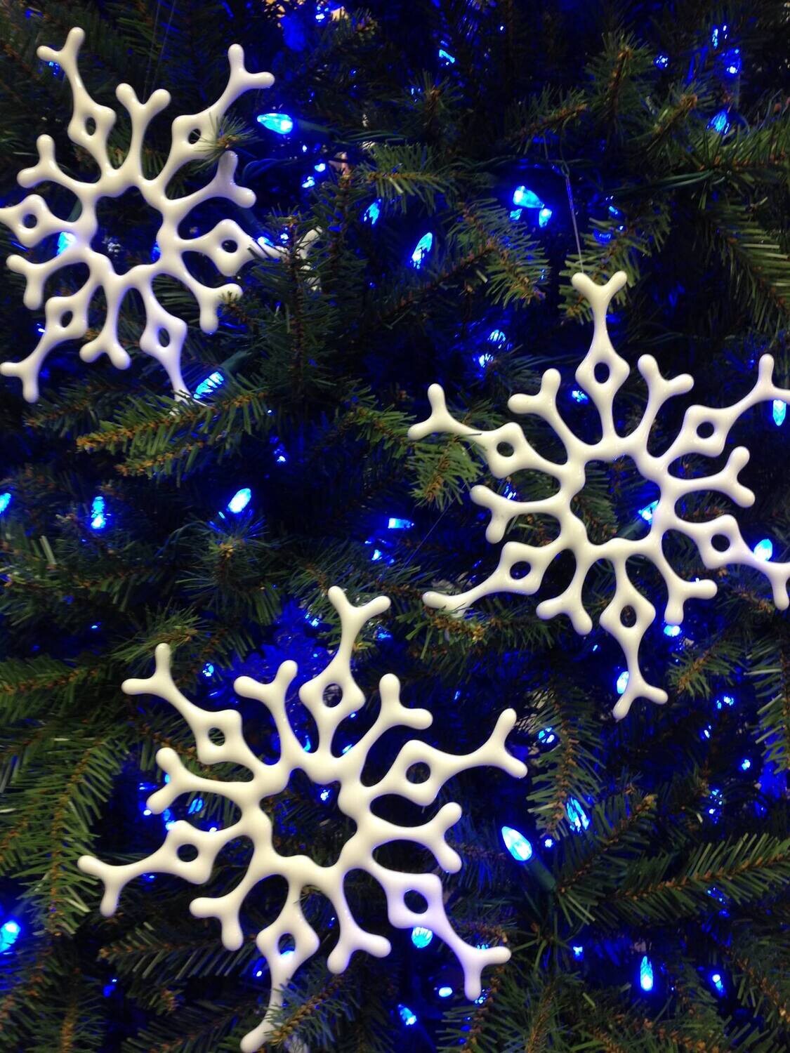 How to Make Fused Glass Snowflakes with Pattern and Directions – No ...