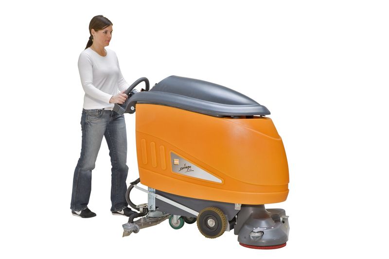 Taski swingo 1650 Li-Ion Kit + IntelliTrail 26 in. / 65 cm Walk-behind ...