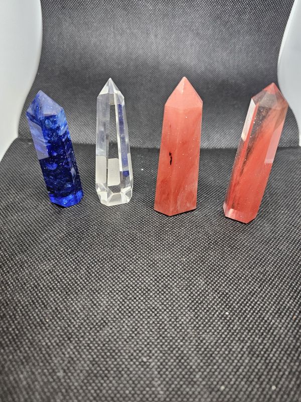 various glass towers