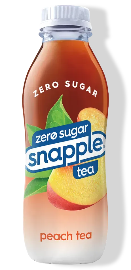 Snapple 16 oz Plastic Bottle - Zero Sugar Kiwi Strawberry - Case of 24