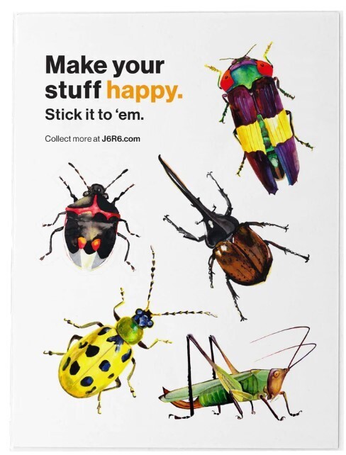 Stickers - Insect Vinyl Sticker Set