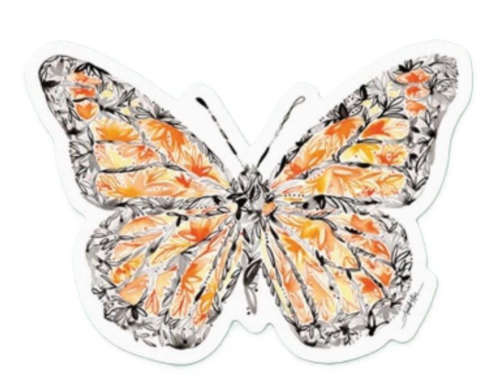 Sticker - Monarch Vinyl Decal