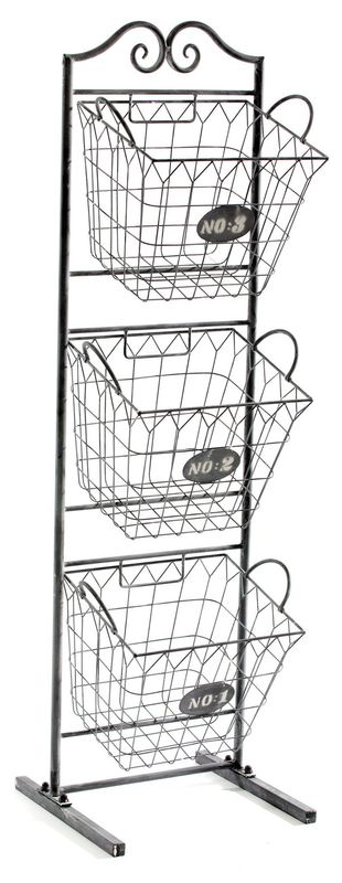 Pacific Rim - 3 Tier Wire Basket Stand