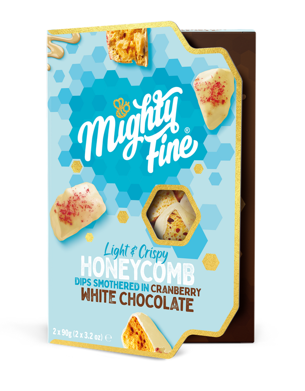 Mighty Fine - White Chocolate Gingerbread Honeycomb Dips - 180g