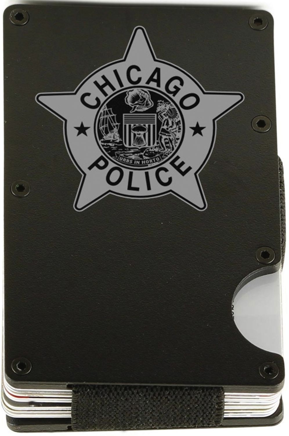CPD Star RFID Blocking Card Wallet W/ Money Clip | Chicago Police ...