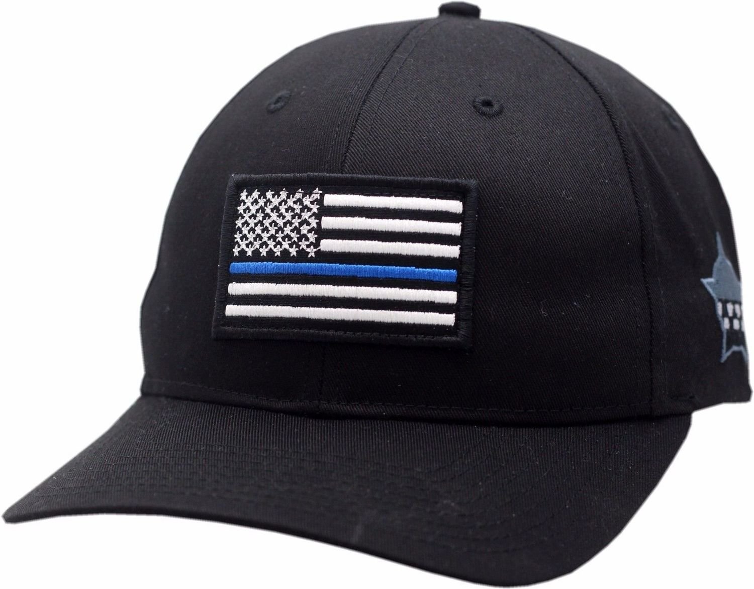 Blue Line American Flag CPD Memorial Foundation Flex Fit Hat | Chicago ...