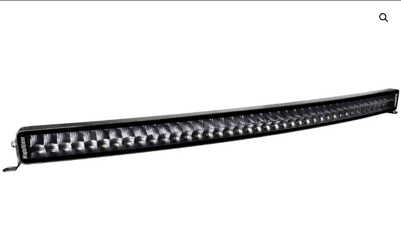 Jet Black 40″ Curved Double Row Bar – ECE Certified