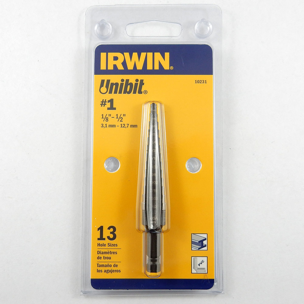 Irwin Unibit 13 Hole Step Drill 1/8" - 1/2" | Bullant Performance Products