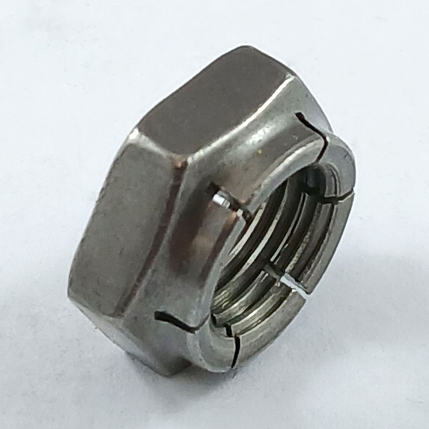 1/2" UNF Thin Flexloc Nut - Unplated Steel | Bullant Performance Products