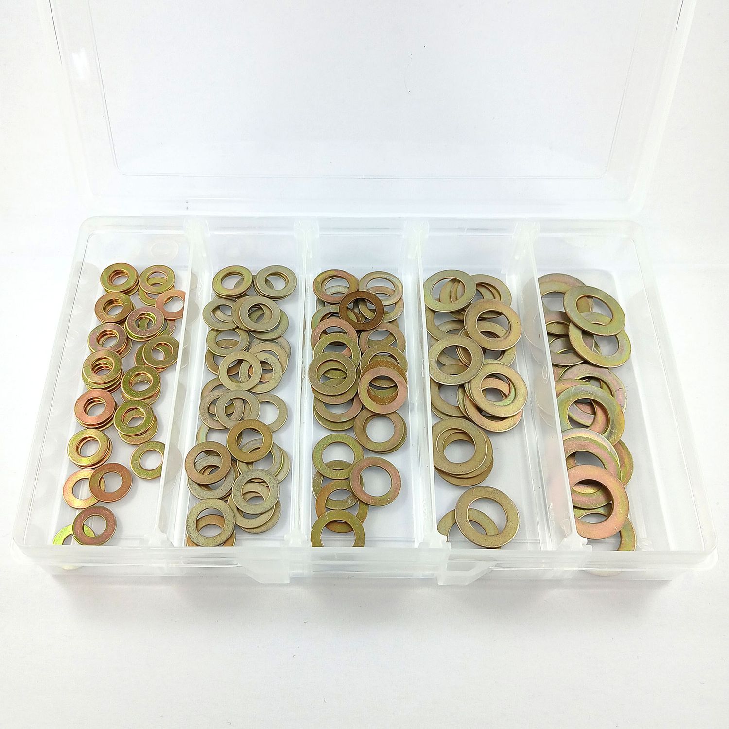 145 Piece Thin Steel Flat AN Washer Kit | Bullant Performance Products