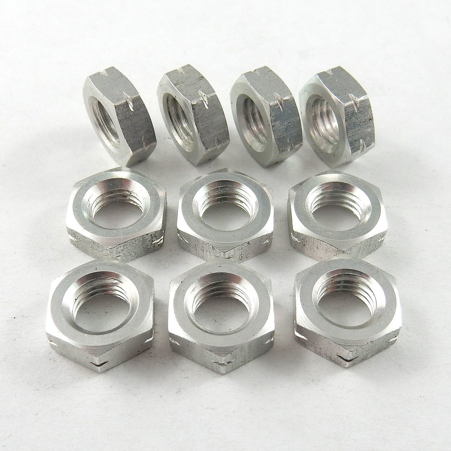 5/16" UNF Left Hand Jam Nuts - Aluminium - 10 Pack | Bullant ...