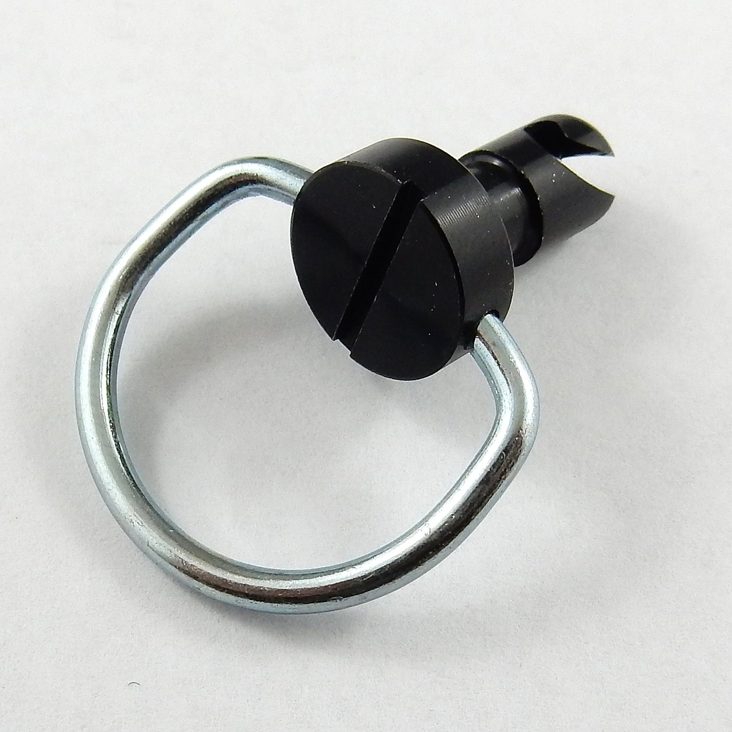 1/4" Black D-Ring Undercut Oval Head Aluminium Quarter Turn Fastener ...