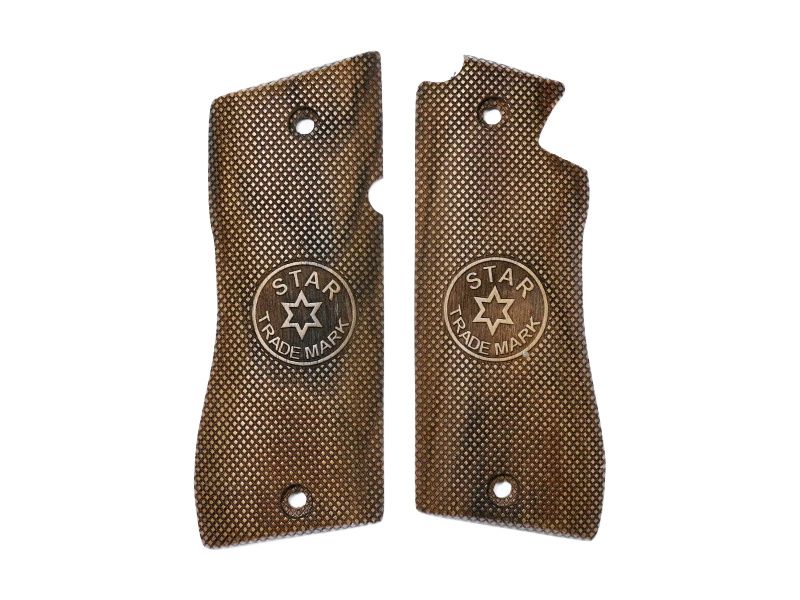 Star Model BM Pistol Grips Wood - Liberty Tree Collectors | Collectible ...