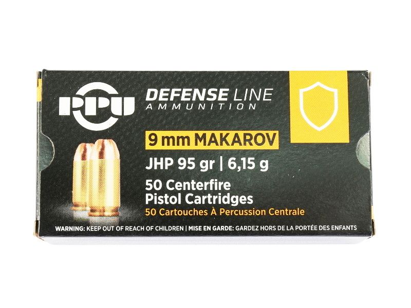 9mm Makarov Ammunition PPU Defense JHP - Liberty Tree Collectors ...