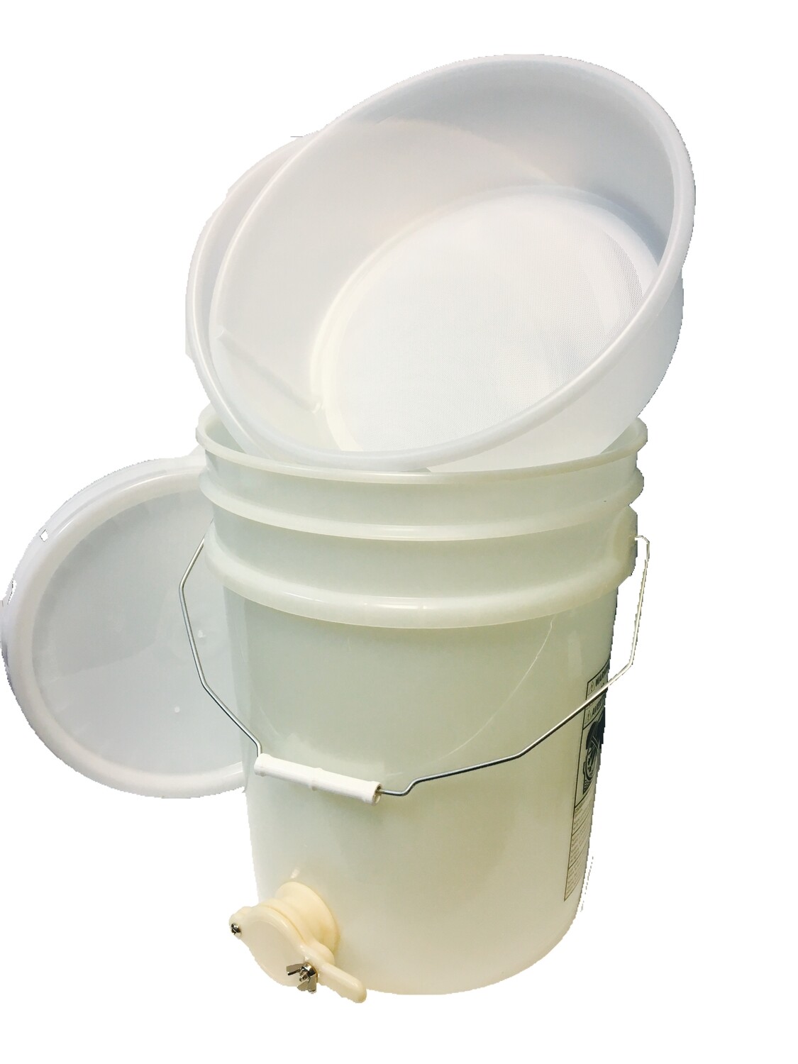 Honey Bottling Pail Kit with Micron Filters