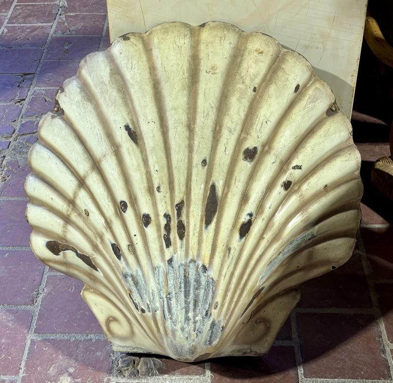 1920s Shell Oil - Porcelain Shell Sign 24" x 24" x 10"