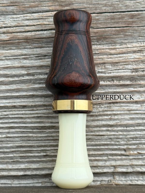 JJ LARES MAGNUM HEN Cocobolo Ivory Tone Board and Insert Brass Band