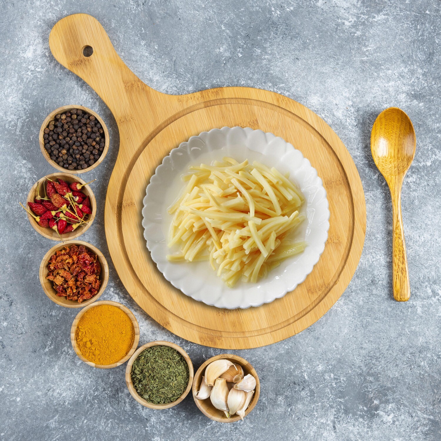 Bambu Muda Serut Sayur (bong)