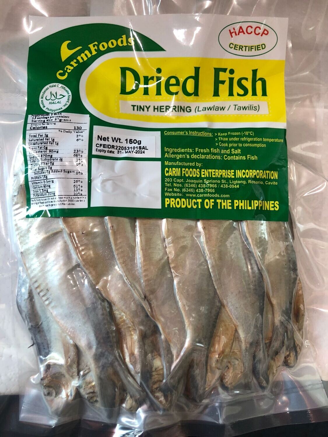 IKAN ASIN (TINY HERRING/LAWLAW/TAWILIS)