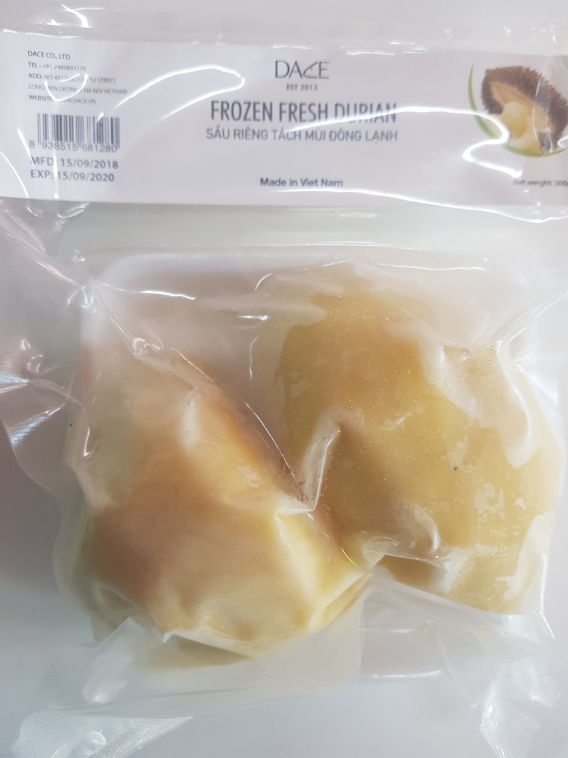 Durian (Duren) montong frozen fresh
