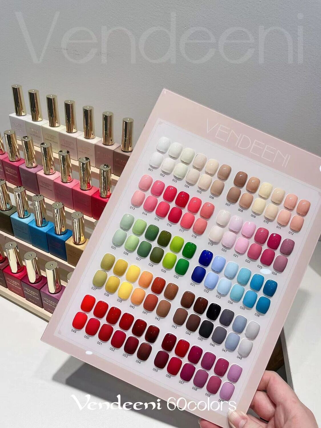 Vendeeni 60pcs Colour Set + Free Colour Chart