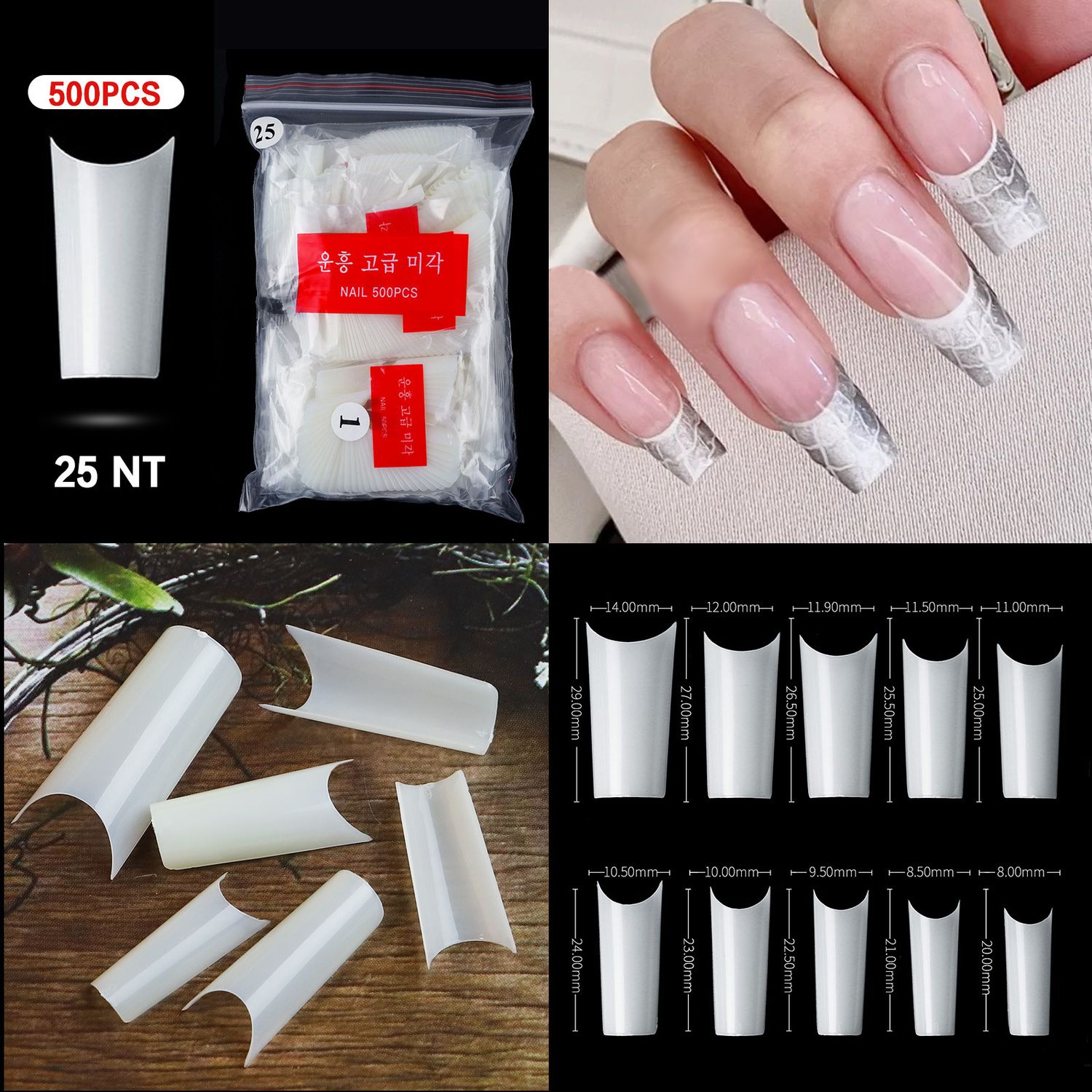 Toe Tips 500pcs
