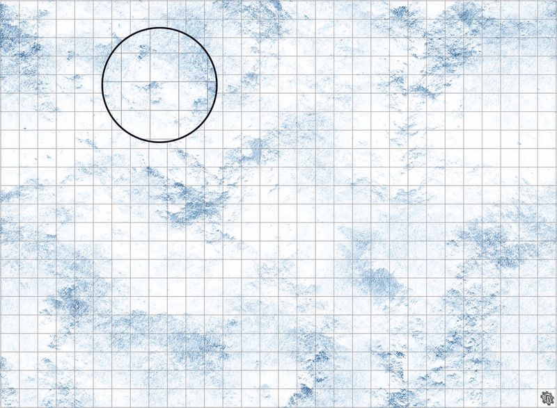 Tabletop Wargaming Playmat: 22in x 30in [RPG Grid]
