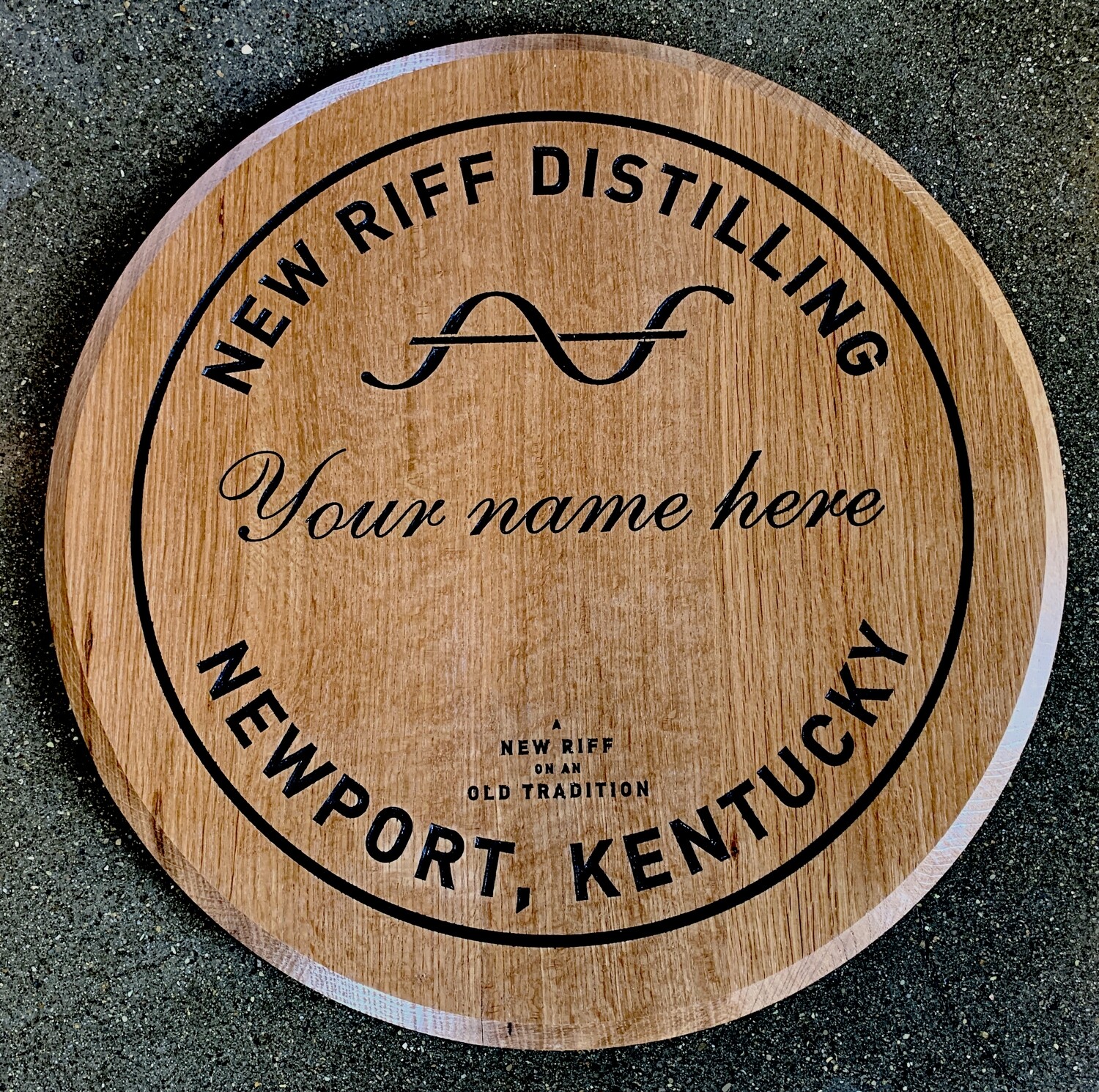 Personalized New Riff Barrel Head