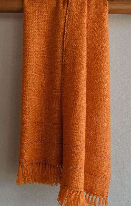 Handmade Woolen Scarf | Natural Dyes