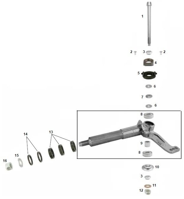 10/25 Stub Axle Parts
