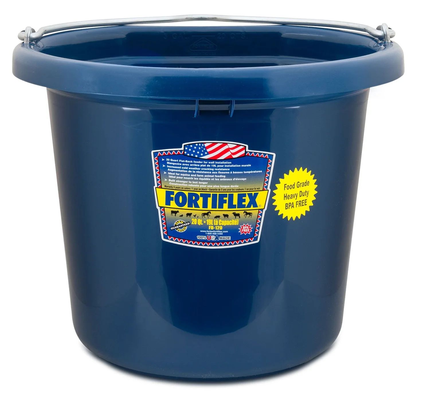Fortiflex Flat-back Bucket, 5 Gallon - Home Page - AHS Western Wear and ...
