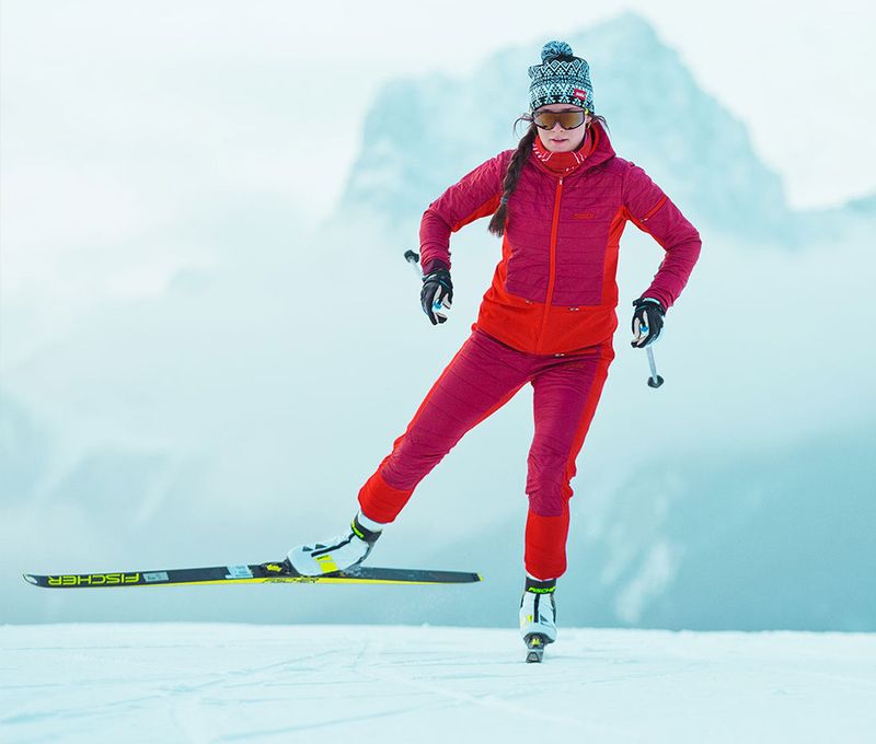 Skis de fond patin