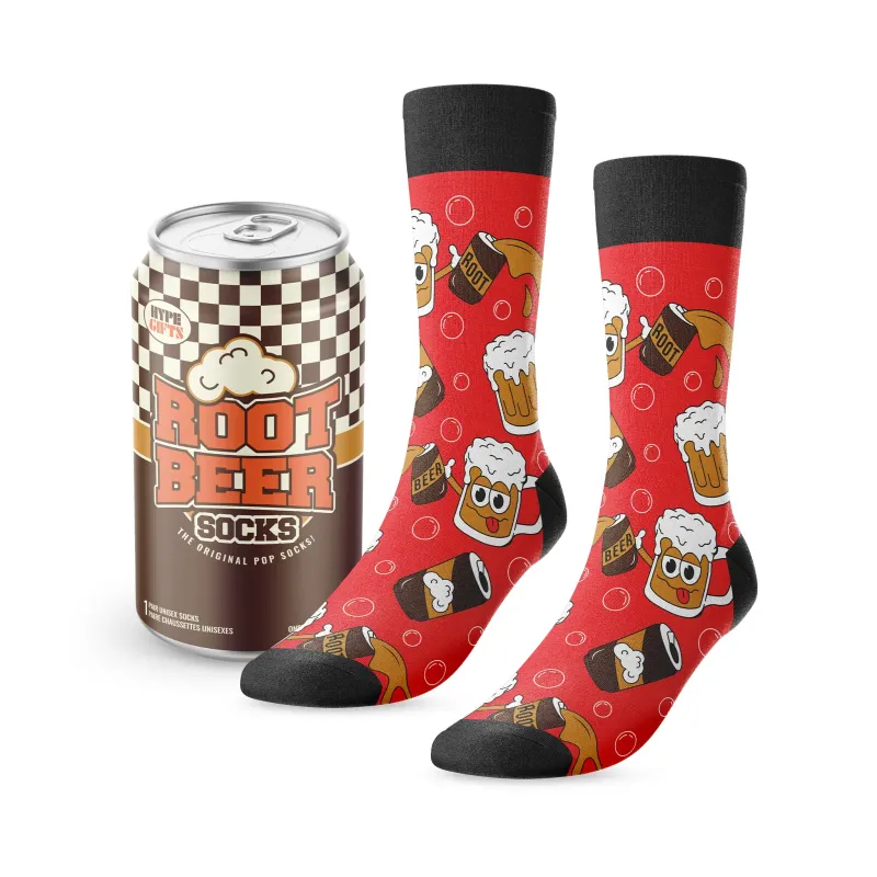 Main and Local Root Beer Socks