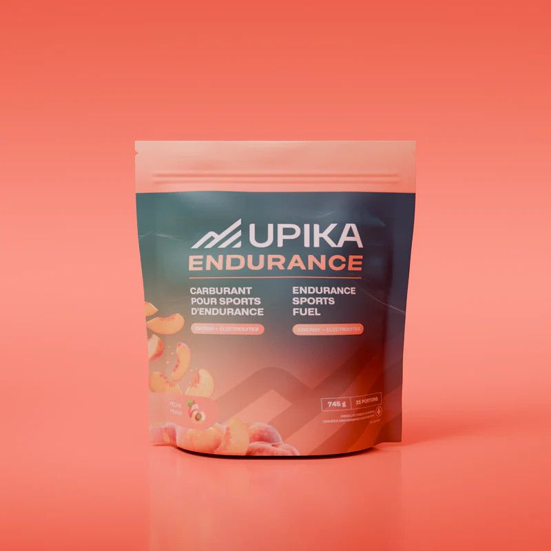Boisson électrolyte Upika Endurance Pêche 25 portions 725g