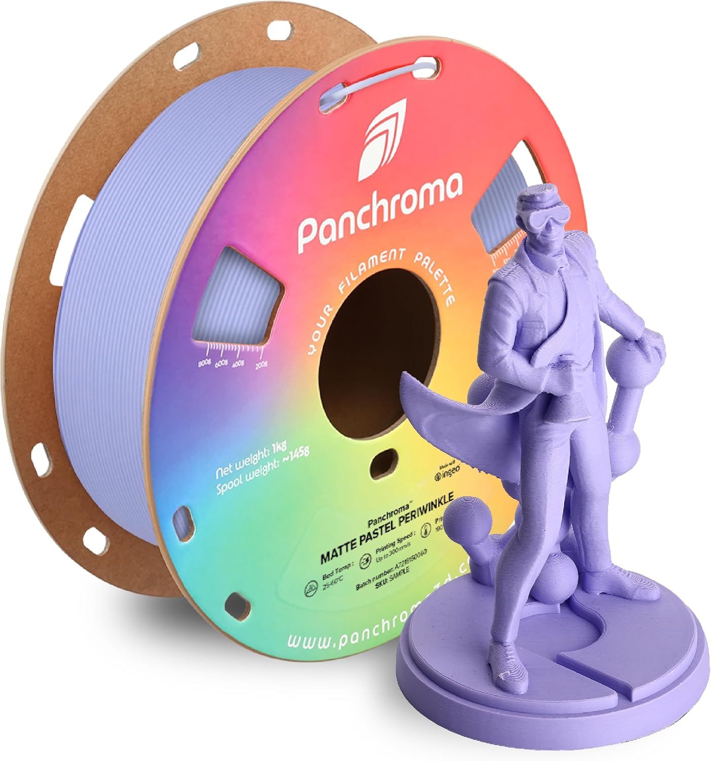 Panchroma PolyMaker 3D PLA Matte Pastel Periwinkle