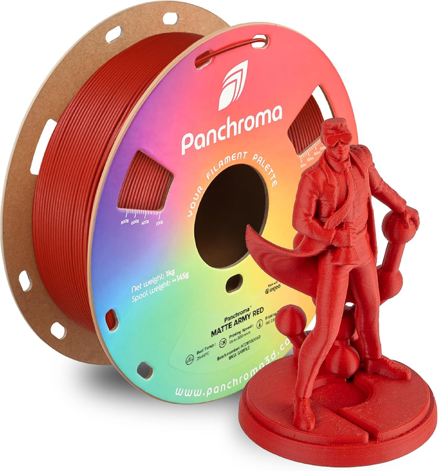 Panchroma PolyMaker 3D PLA Matte Army Red