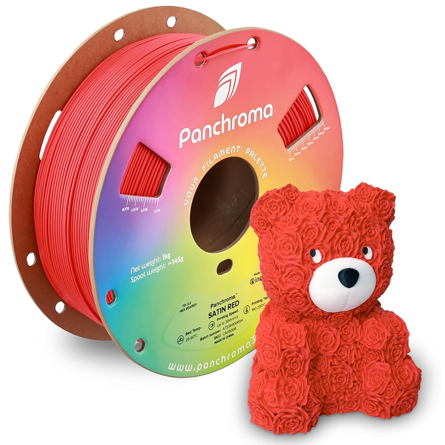 Panchroma PolyMaker 3D PLA Satin Red