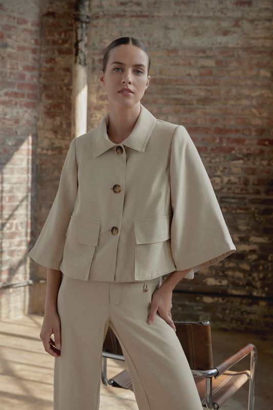 Iris Setlakwe Full Sleeved Cape