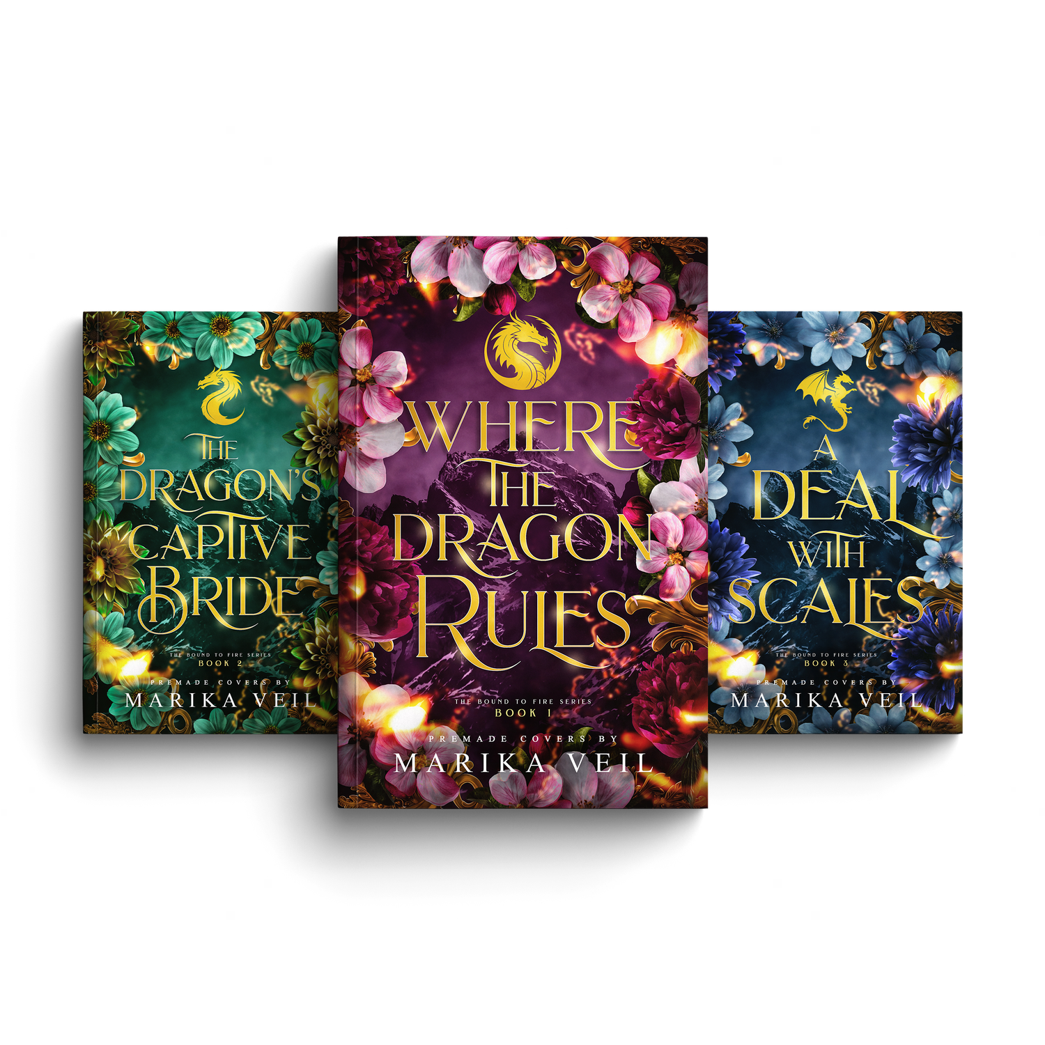 TRILOGY SET: WHERE THE DRAGON RULES, THE DRAGON'S CAPTIVE BRIDE, A DEAL ...