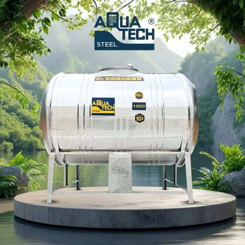 Buy Aquatech Steel Horizontal Water Tank 1500 Ltr