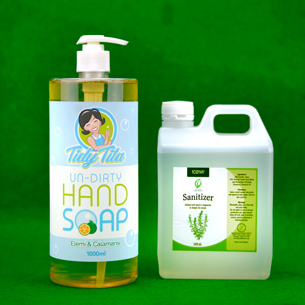 Tidy Tita Un-dirty Hand Soap and CDL Naturals Sanitizer
