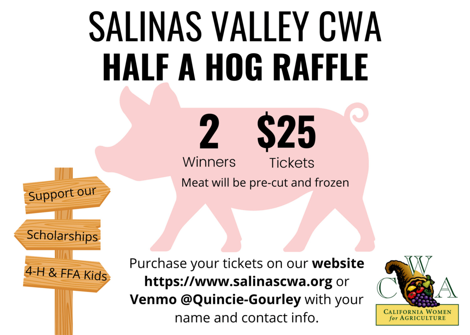 Fair Pig Raffle - Win 1/2 Pig