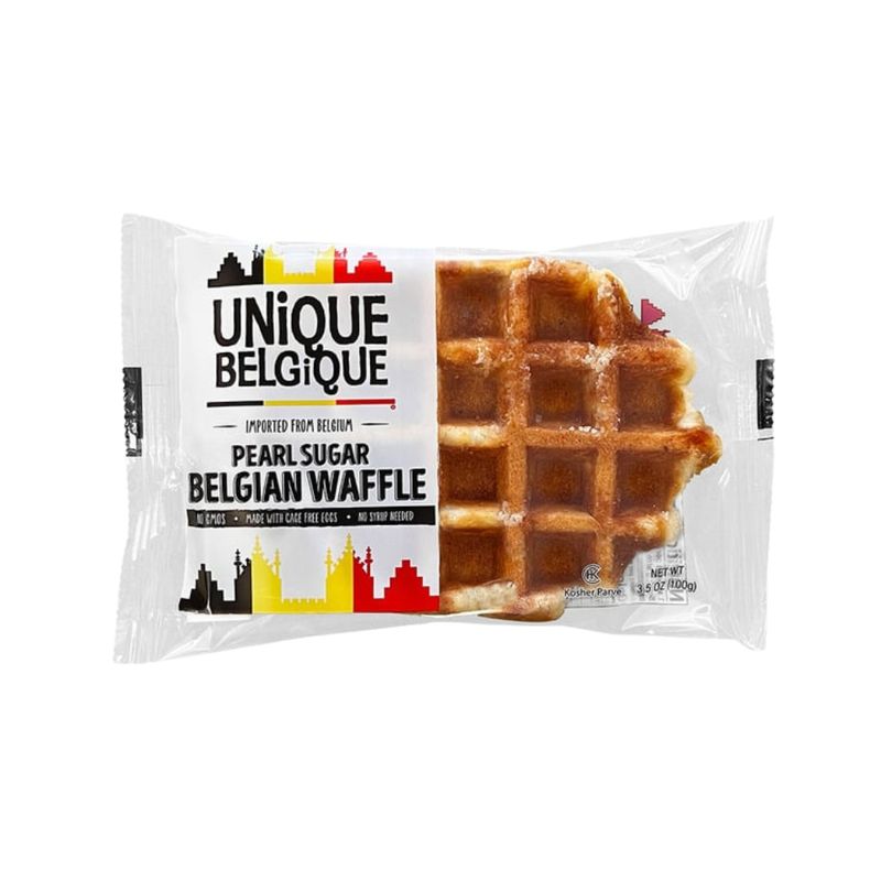 Unique Belgique Authentic Belgian Pearl Sugar Waffle 3.5 OZ