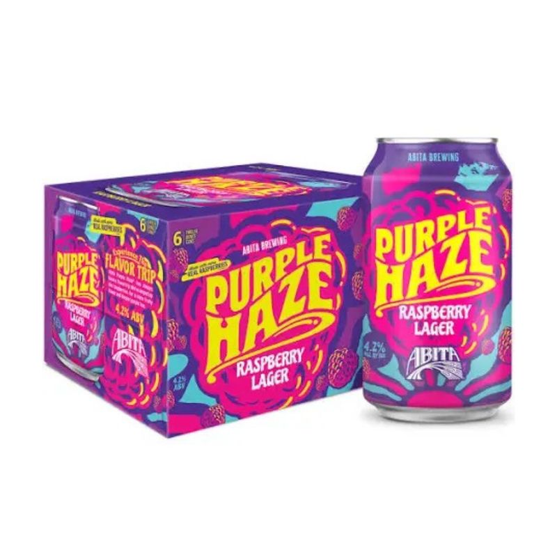 Abita Purple Haze Raspberry 12 oz 6PK Can