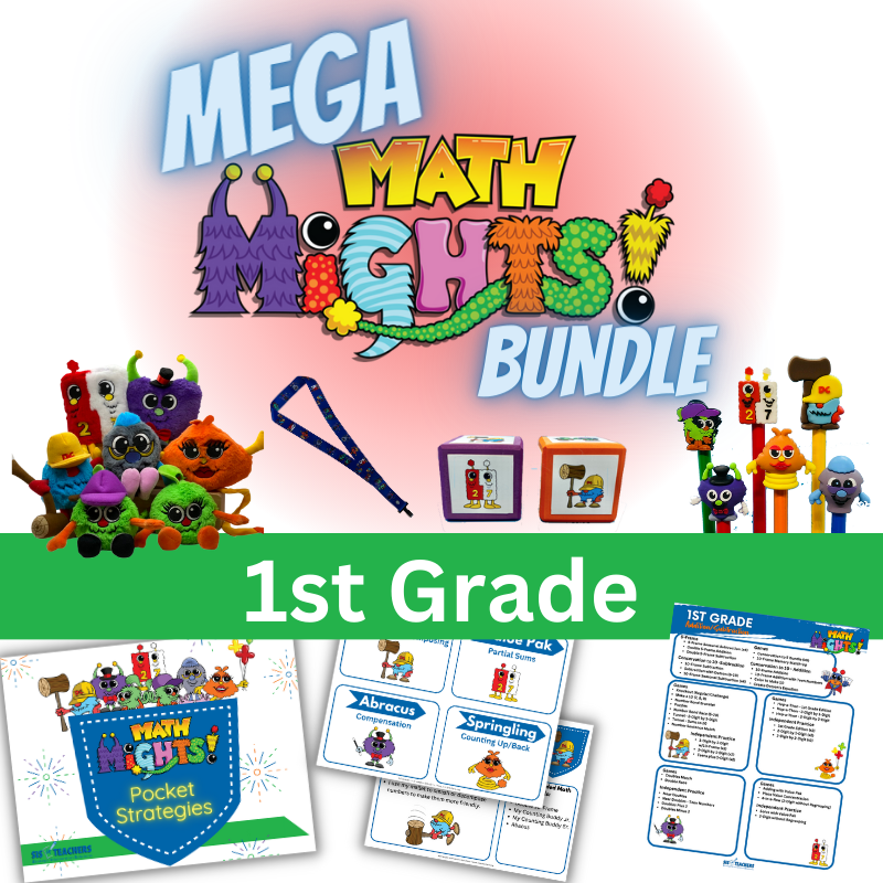 Mega Math Mights Bundle: 1st Grade | Organizing Your Math Salad Bar ...