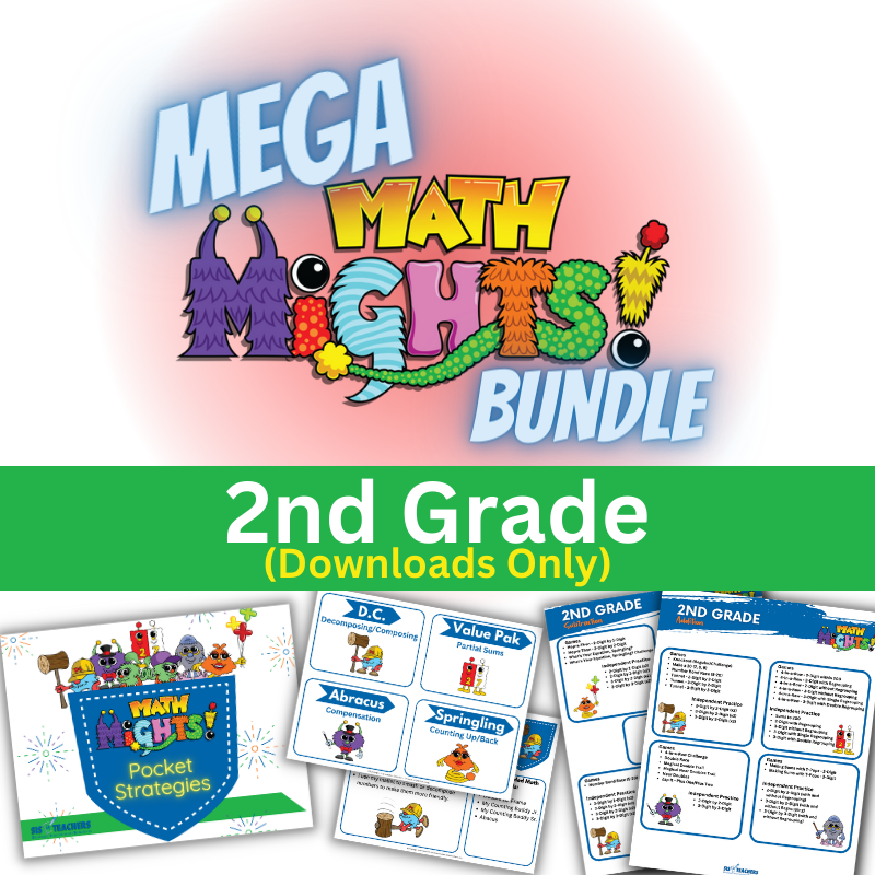 Mega Math Mights Digital Bundle: 2nd Grade | Problem Solving Series ...