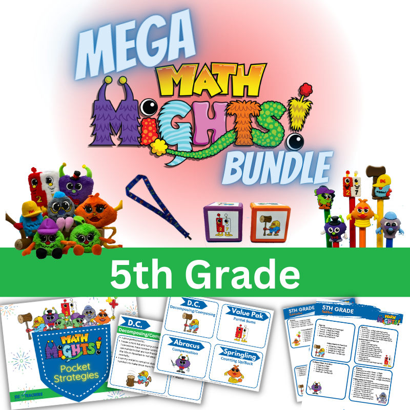 Mega Math Mights Bundle: 5th Grade | Introduction to Multiplication ...