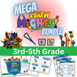Mega Math Mights Bundle: 3rd-5th Grade | Introduction to Multiplication ...