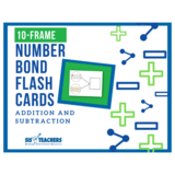 Number Bond Cards - 10-Frame: Addition/Subtraction | Introduction to ...